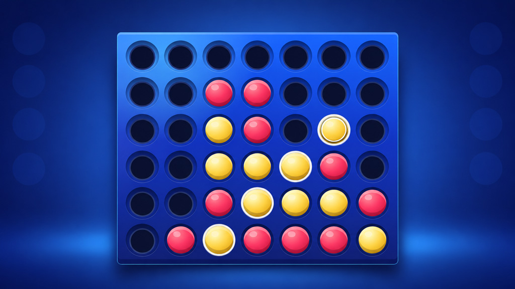 Play Connect Four Online Against AI or With Your Friend