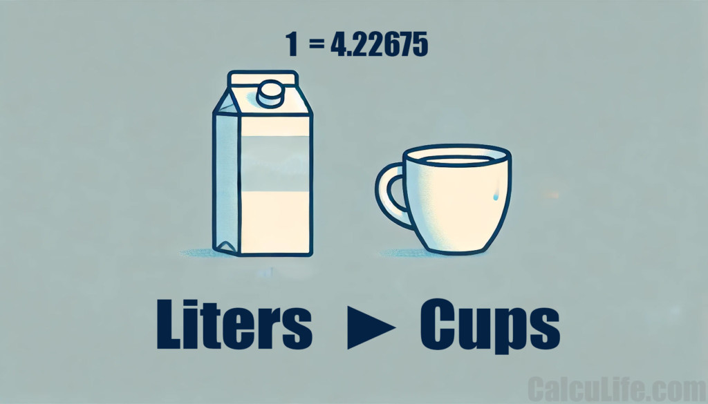Liters L To Fluid Ounces fl Oz Conversion Calculator