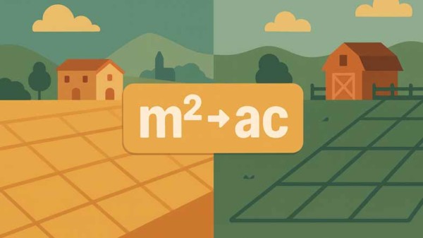 Square Meters to Acres Converter — m2 to ac