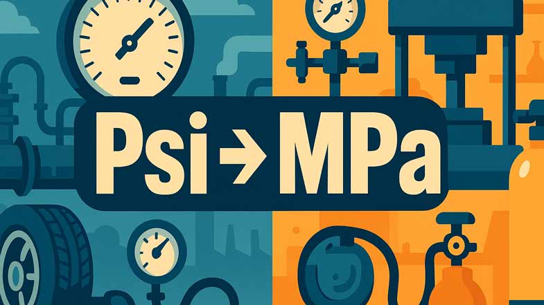 Конвертер давления: PSI в МПа